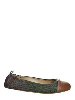 Michael Kors Monogram Ballet Flats - Brown