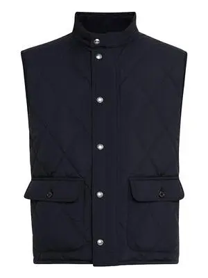 Ralph Lauren Purple Label Carleton Quilted Vest - Navy