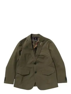 A BATHING APE Button Detailed Blazer Jacket - Olive