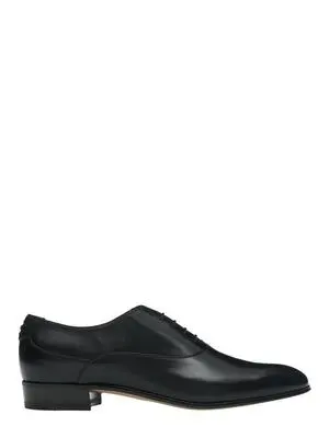 Gucci Lace-up Shoe With Logo Detail - Black