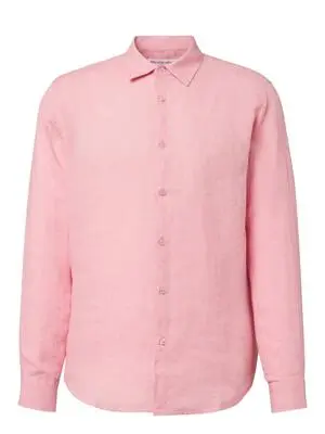 Orlebar Brown Giles Linen Shirt - Pink