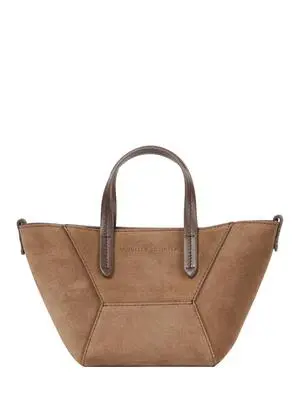 Brunello Cucinelli Bc Duo Mini Monili Tote - Brown