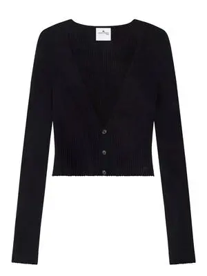 COURREGES Sola Light Cardigan - Black