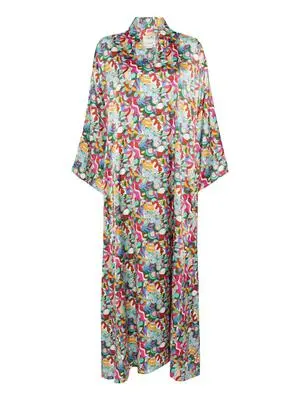 BAMBAH Kaleidoscopic Kaftan - Red