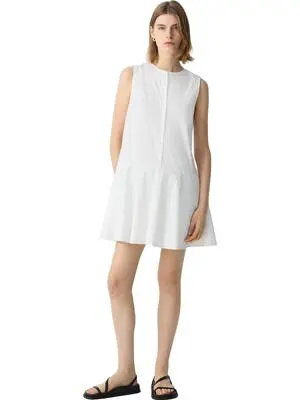 Theory Sleeveless Mini Dress - White