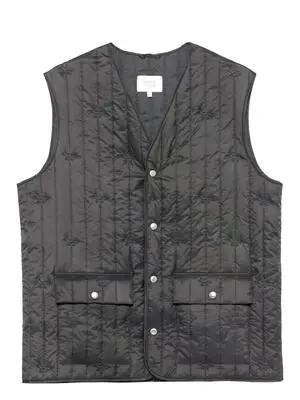 Maison Kitsuné Quilted Gilet - Grey