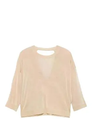 Peserico Fine-knit Top - Neutrals