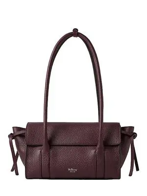 Mulberry Mini Soft Bayswater Leather Tote - Black Cherry