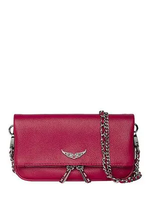 Zadig&Voltaire Rock Nano Leather Clutch Bag - Podium