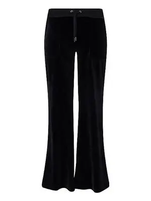 Juicy Couture Layla Flared Stretch-woven Jogging Bottoms - Black