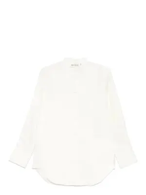 RÓHE Silk Button-down Shirt - Neutrals