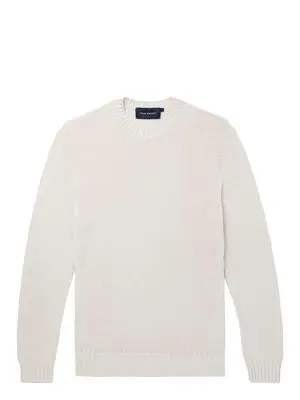 Thom Sweeney Thom Sweeney Silk Sweater Off-white