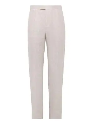 FAVOURBROOK Slim-Fit Linen Suit Trousers Beige