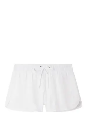 JAMES PERSE Dolphin Linen Shorts - White