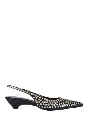 Jeffrey Campbell Monday Heels - Black Silver