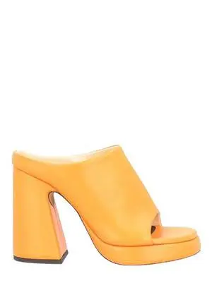 Proenza Schouler Leather Sandals - Orange