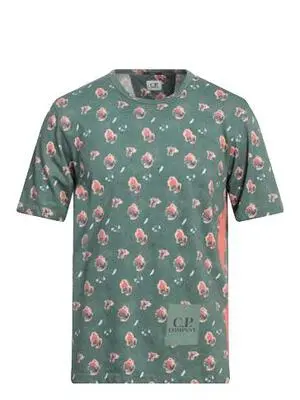 C.P. COMPANY C. P. Company T-shirt Size Cotton, Polyamide - Green