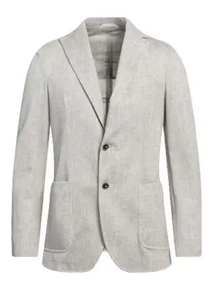 CIRCOLO 1901 Cotton-blend Single-breasted Blazer - Grey
