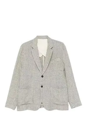 ORIGINAL VINTAGE Checked Jacket - Neutrals