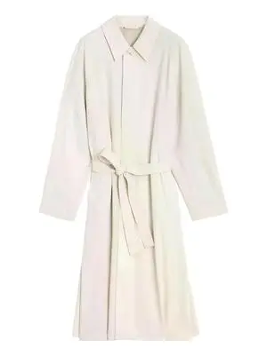 LEMAIRE Belted Tailored Coat - Neutrals