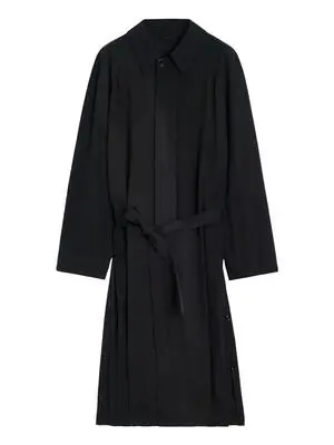 LEMAIRE Belted Coat - Black