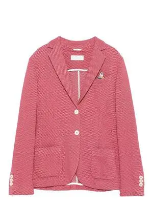 CIRCOLO 1901 Textured Single-breasted Blazer - Pink