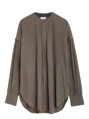 LEMAIRE Long-sleeved Shirt - Brown