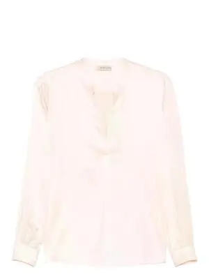 BLANCA VITA Satined Blouse - Pink