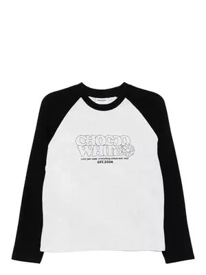 CHOCOOLATE Raglan Long-sleeved T-shirt - Black
