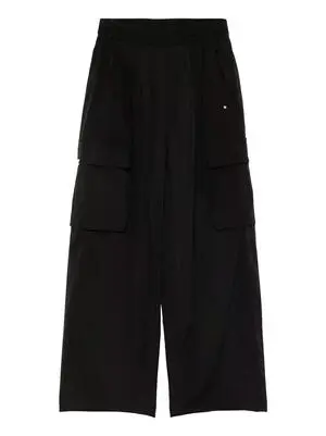 CHOCOOLATE Wide-leg Cargo Trousers - Black