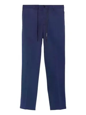 CIRCOLO 1901 Piqué-weave Trousers - Blue