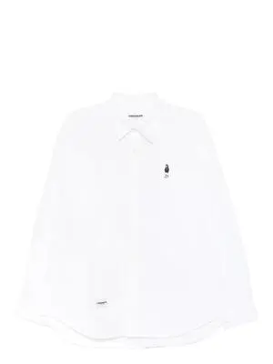 CHOCOOLATE Logo-patch Shirt - White