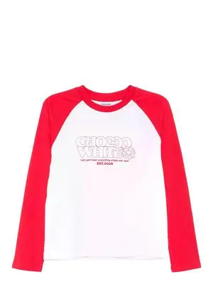 CHOCOOLATE Raglan Long-sleeved T-shirt - Red