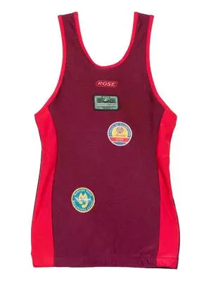 Martine Rose Logo-patches Swim Vest - Red