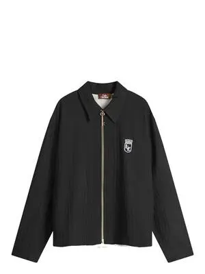LATE CHECKOUT Suitcase Zipper Jacket - Black