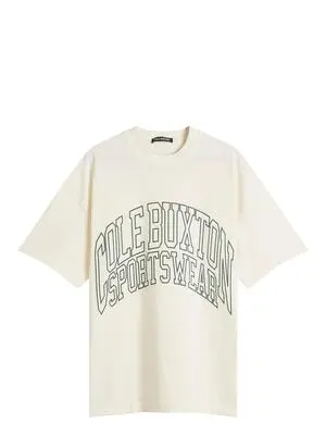 COLE BUXTON Sportswear Arc T-shirt - Vintage White