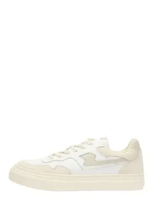 S.W.C STEPNEY WORKERS CLUB Pearl S-Strike Leather Sneakers Spring White