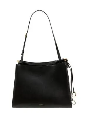 Alaïa Medium Le Click Leather Shoulder Bag - Noir