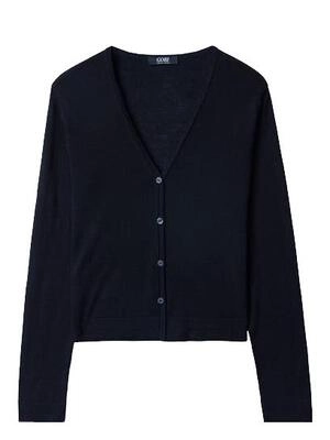 Gobi Cashmere Lightweight Cardigan - Black