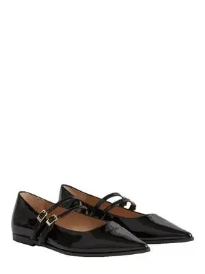 LK BENNETT LK Bennett Lulu Strappy Pointed Toe Flat Bla-black