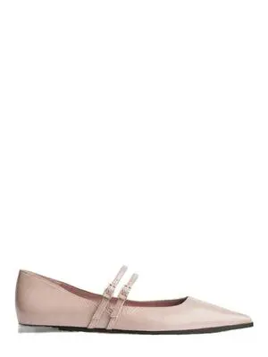LK BENNETT LK Bennett Lulu Strappy Pointed Toe Flat Tau-taupe