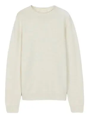 GOBI MONGOLIAN CASHMERE Roll Neck Sweater - Off White