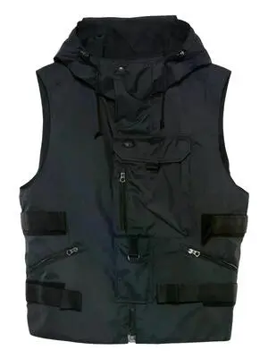 Junya Watanabe X C.p. Company Detachable-panel Gilet - Black