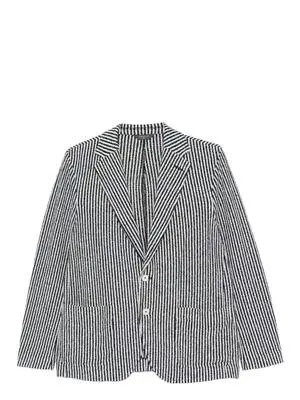 CIRCOLO 1901 Striped Blazer - Blue