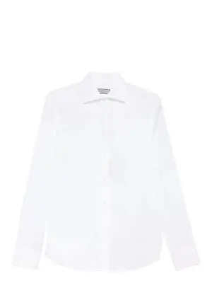 Canali Poplin Shirt - White