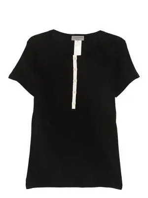 YOHJI YAMAMOTO Ribbed T-shirt