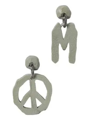 Moschino Jewel Earrings - Grey