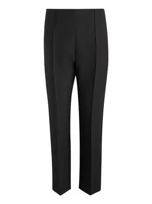 Roland Mouret Pintuck Tapered Trousers - Black