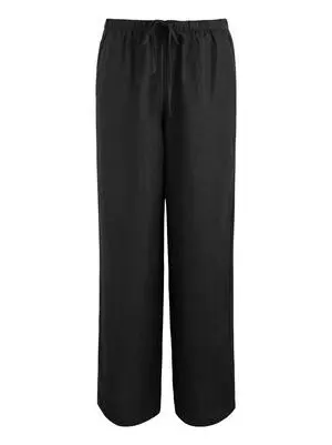 Rails Emmie Straight-leg Linen Trousers - Black