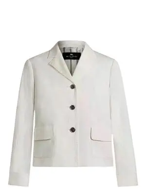 Etro Jacquard-pattern Jacket - White